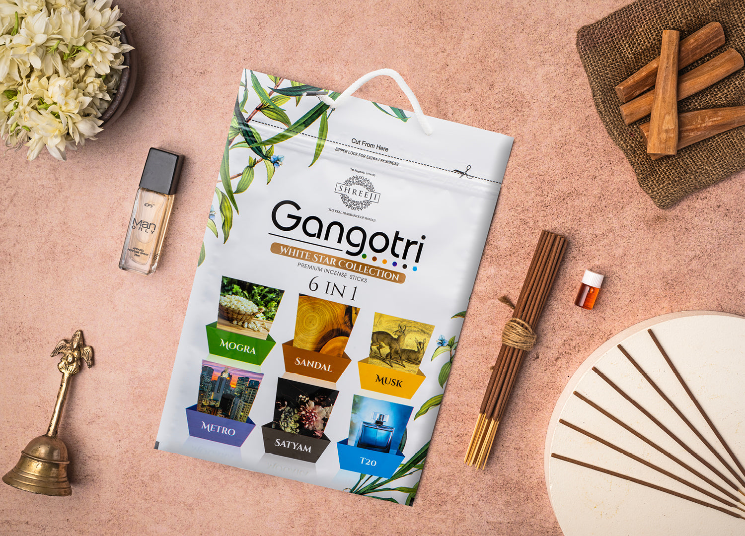 Shreeji Gangotri Jumbo Zipper 6 in 1 | Online Pooja Store – Shreeji ...